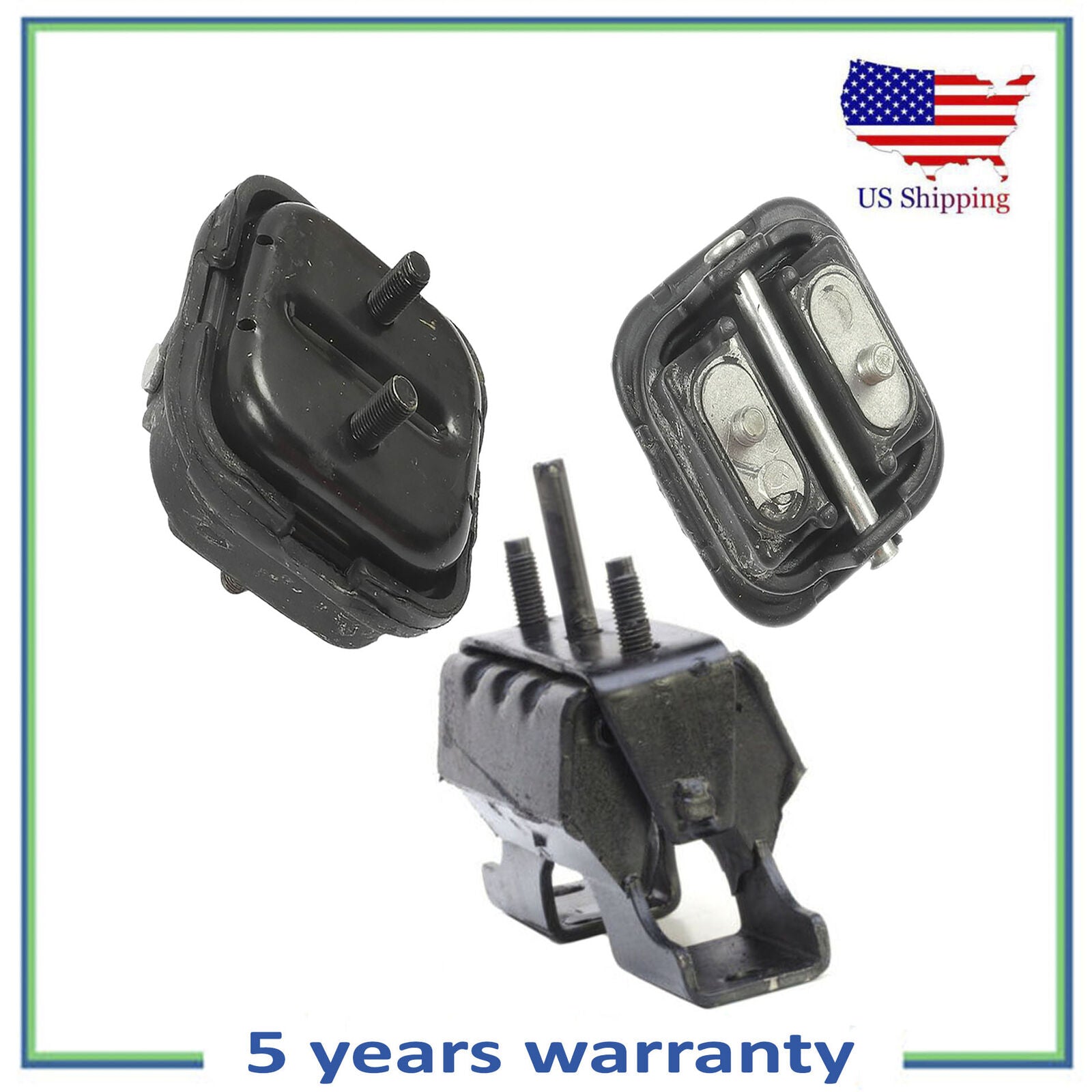 3PCS Engine Motor & Auto Trans Mount For Chevrolet SSR Trailblazer GMC ...