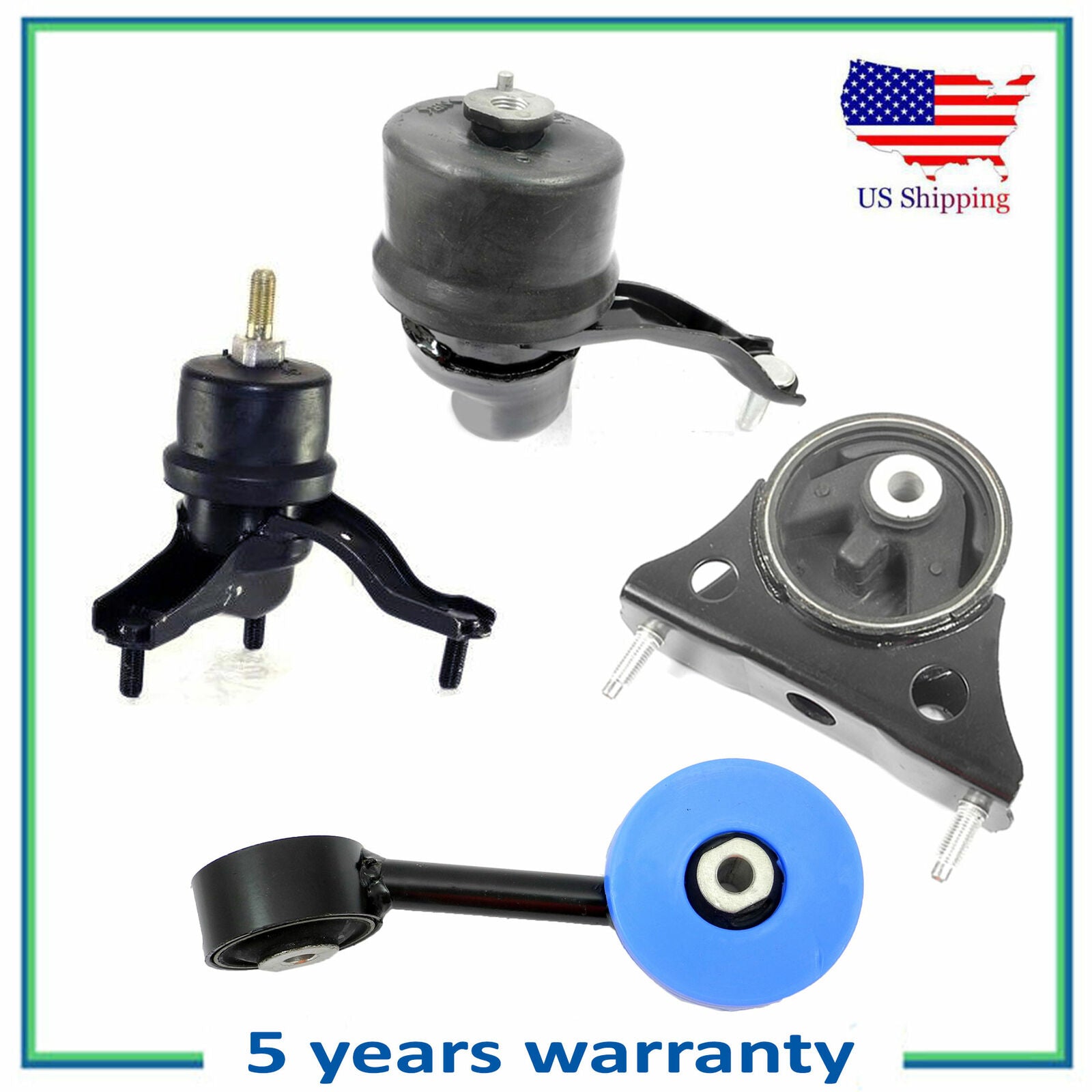 Motor & Trans Mount MK4241SD 4207 4212 7299 For 04-07 Toyota Highlande ...