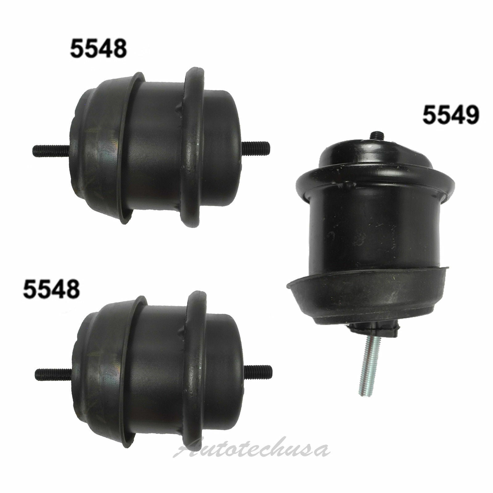 Engine Motor Mount Set 3 For Buick Chevrolet GMC Saturn 3.6 V6 M1015 5 ...