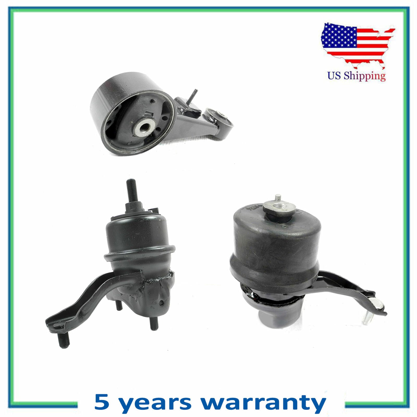 3PCS Set Engine Motor & Trans Mount For 2007-2008 Lexus RX350 3.5L Aut ...