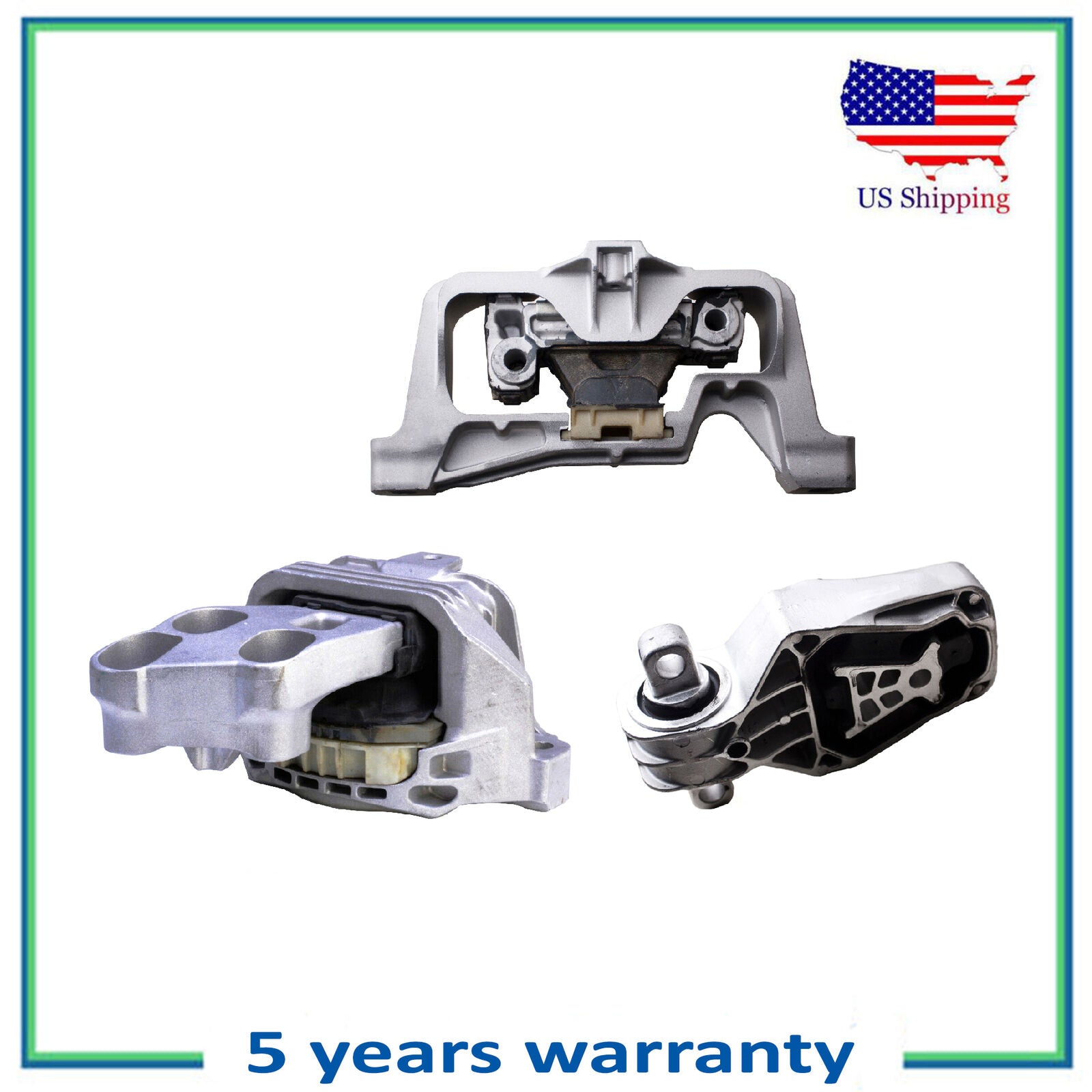 Engine Motor & Trans Mount For 15-18 Mercedes Benz GLA250 GLA45 AMG Se ...