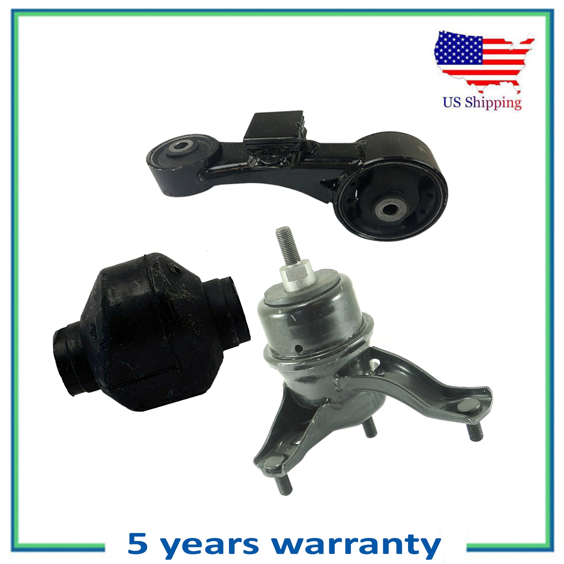 Set 3PCS Engine Motor & engine Torque Strut Mount For 2010-2015 Lexus ...